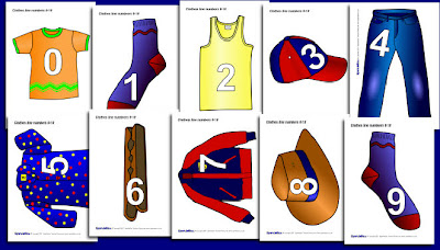 CLOTHES LINE NUMBERS (0-10) | learningenglish-esl